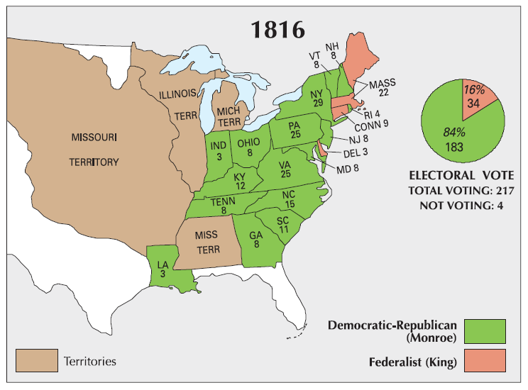 Election Maps - Periodic Presidents